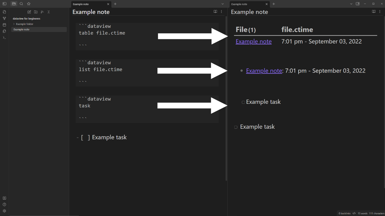 Obsidian dataview for beginners - Eastbourne Trampoline