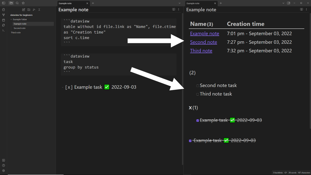 Obsidian dataview for beginners - Eastbourne Trampoline