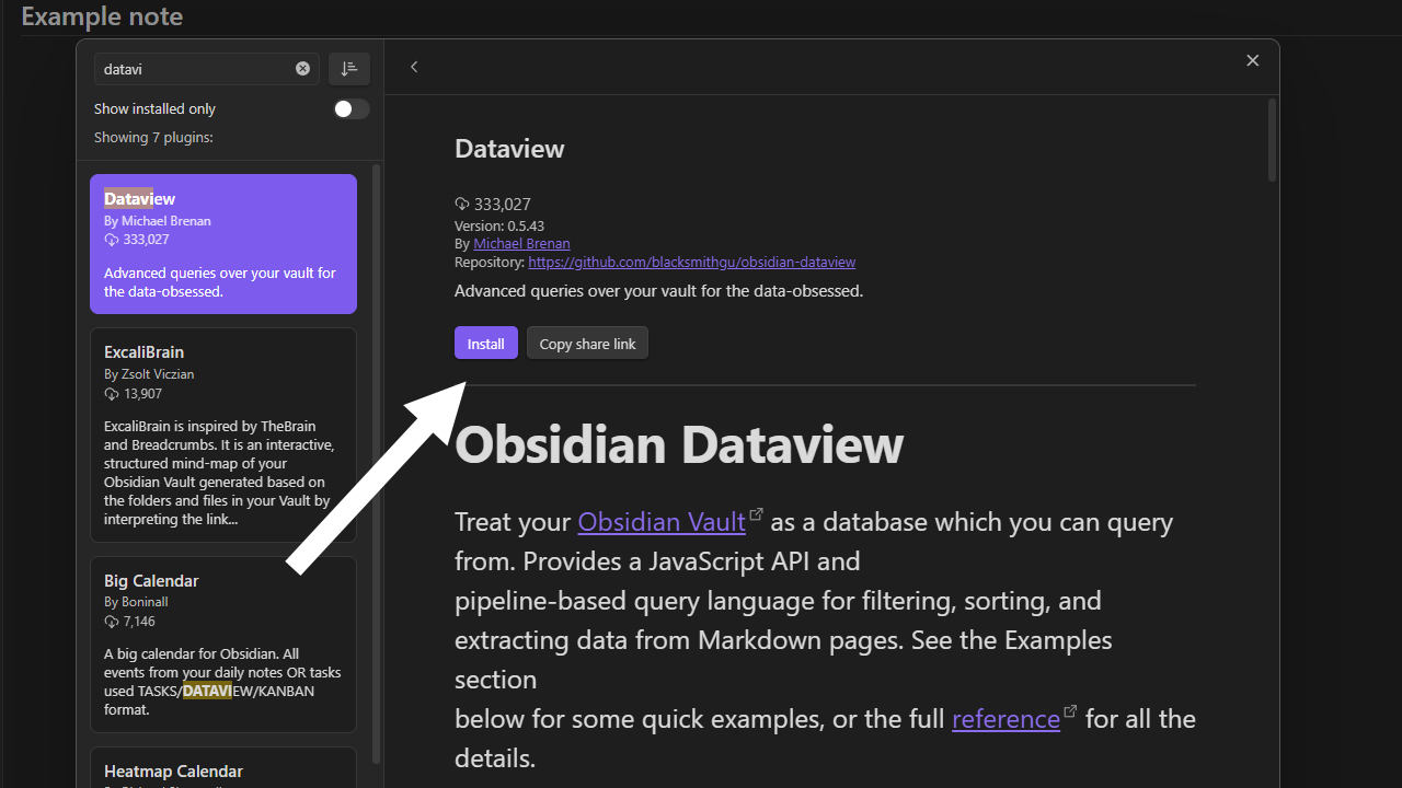 Obsidian dataview for beginners - Eastbourne Trampoline