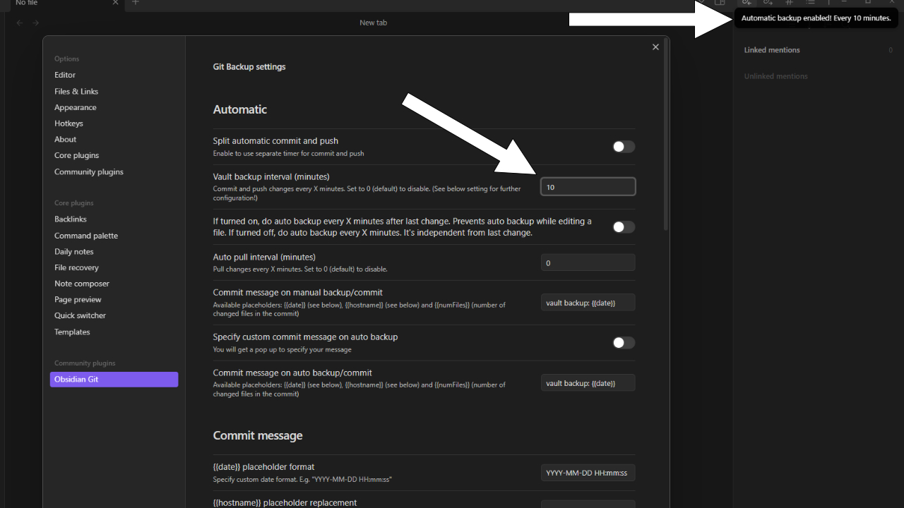 Obsidian Git for beginners - Eastbourne Trampoline