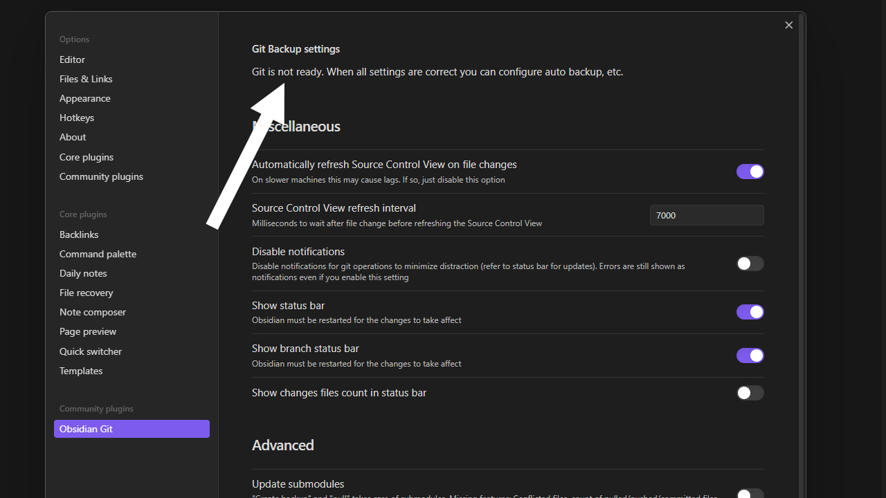 Obsidian Git for beginners - Eastbourne Trampoline
